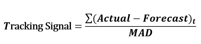 Tracking Signal - Example & Formula